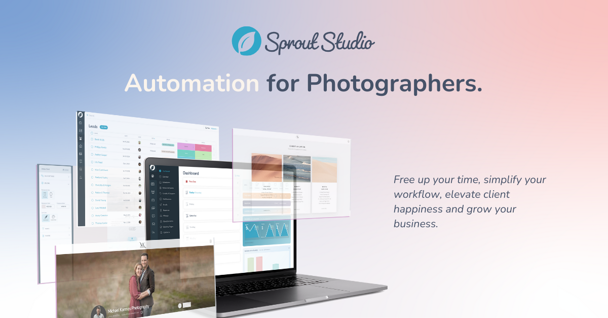 Client Workflows for Photographers - Grow Your Business - Sprout Studio
